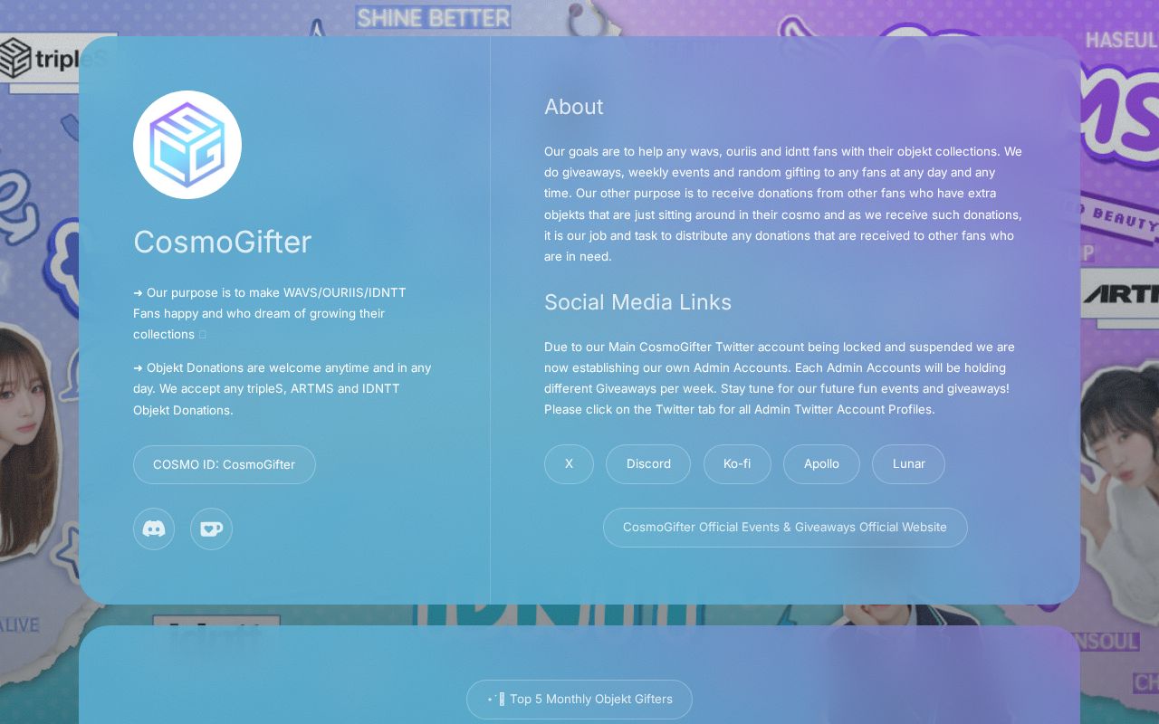 CosmoGifter Official